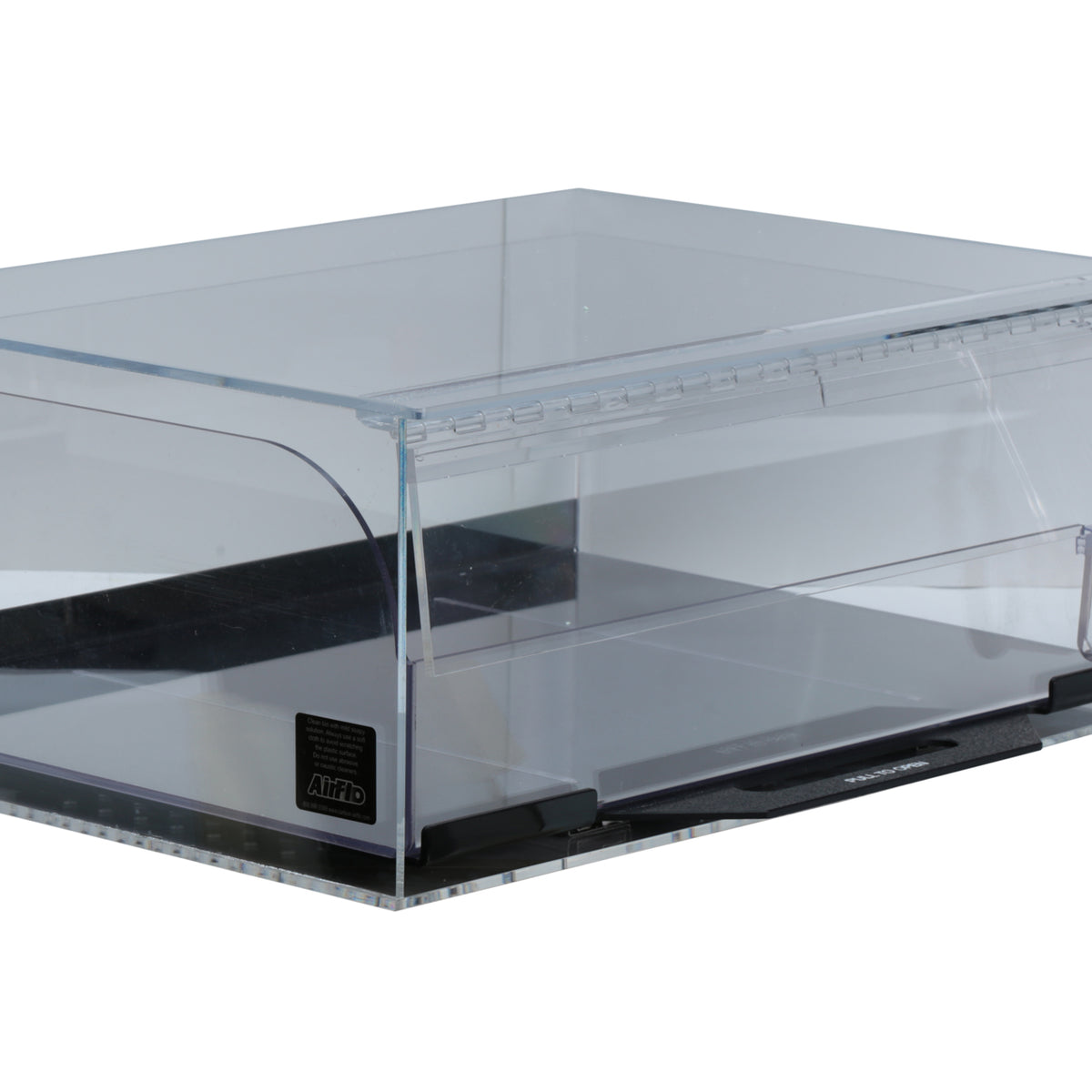 Three Compartment Pull-Out Bin, 17"D x 23"W x 9"T, Clear – Franesse