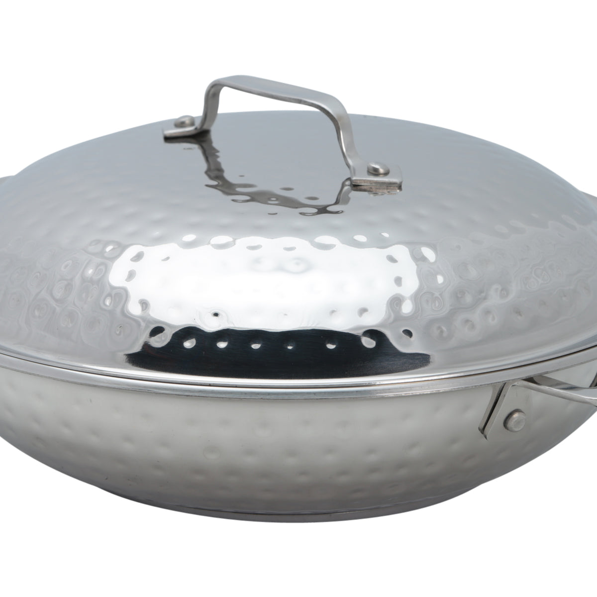 Cucina Chef Pan, acier inoxydable, 3-1/2 qt, 12" Dia x 3 "H, poignée c – Franesse