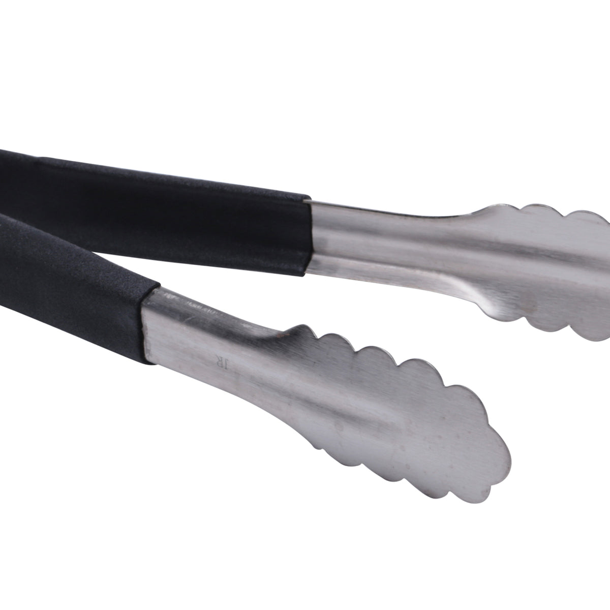 9" Stainless Steel Tong with Black Plastic-Coated Handle – Franesse