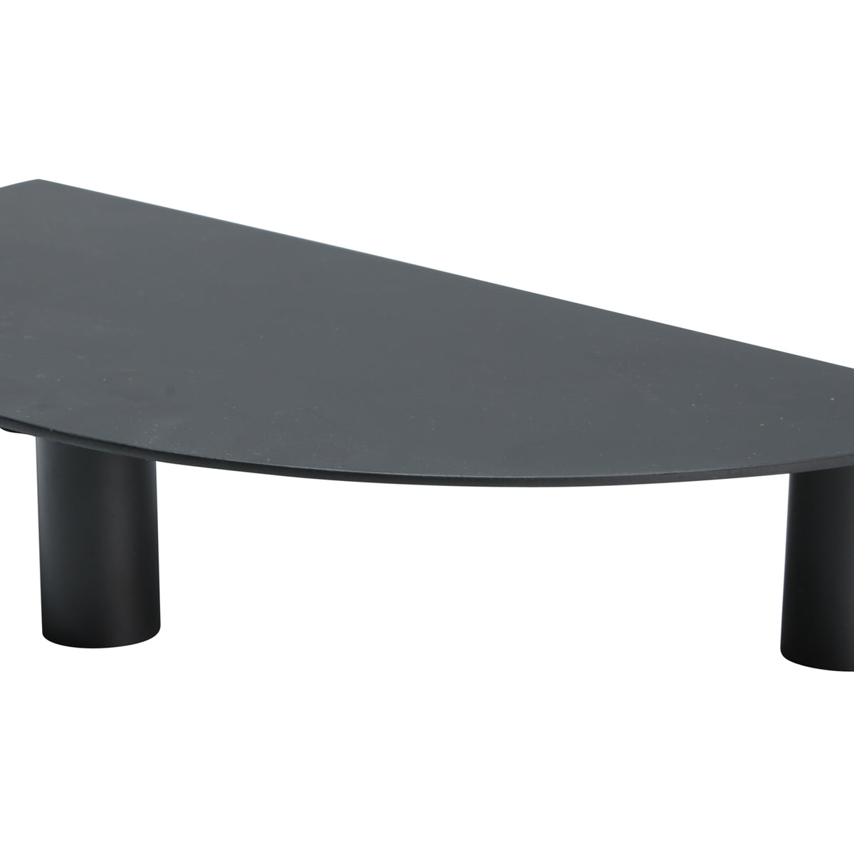 Display Riser, Half Moon, 12" Dia x 2"H, Black – Franesse