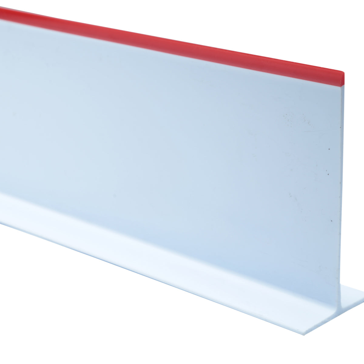 Divider, t-base, 5"x30", white w/red tip – Franesse
