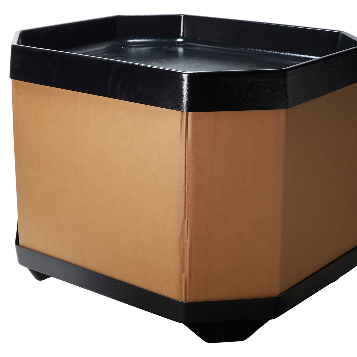 Box Liner Base / Top and Cardboard Support, 40"x48", Black, 5" Deep ...