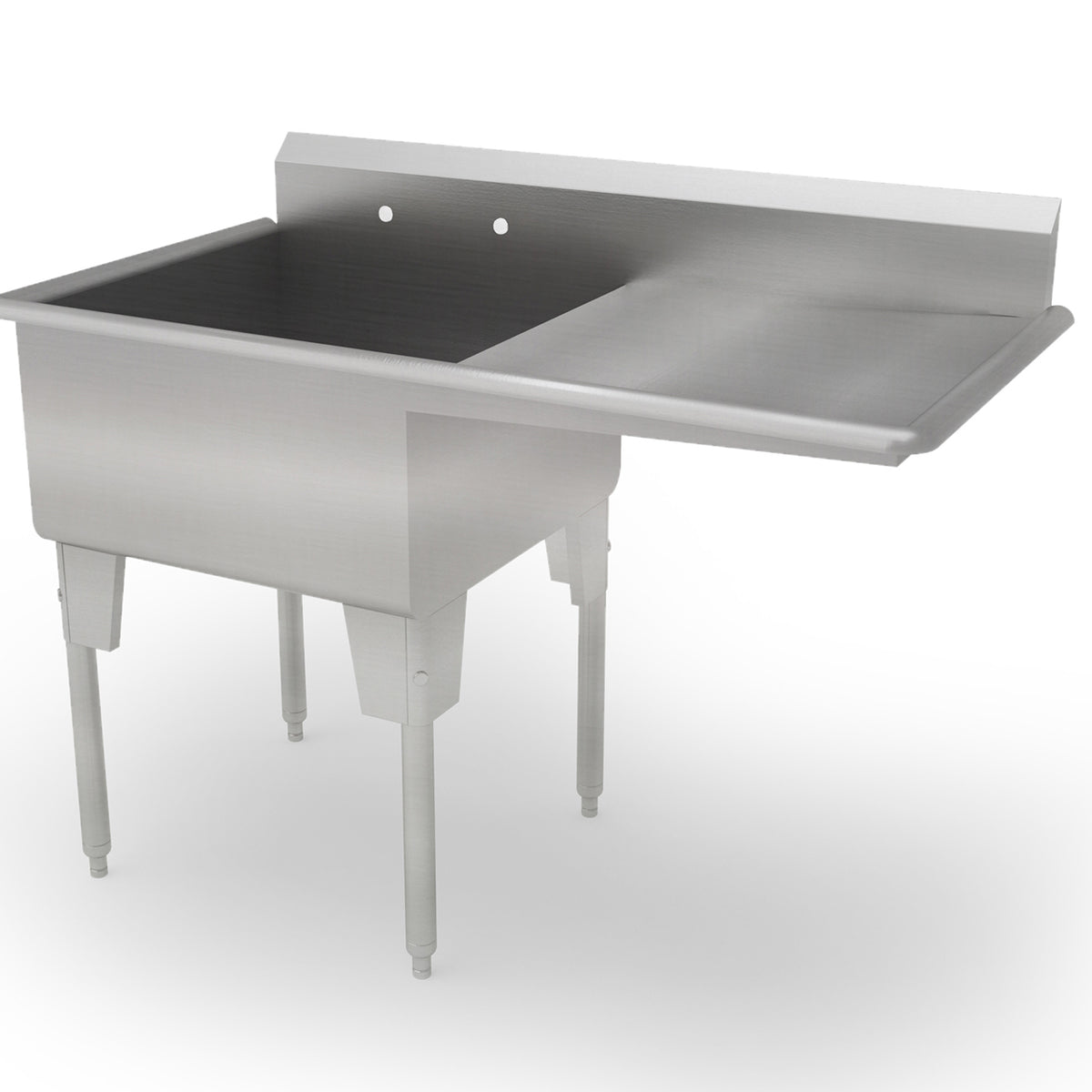 Single Compartment Sink with Integrated Drainboard – Franesse