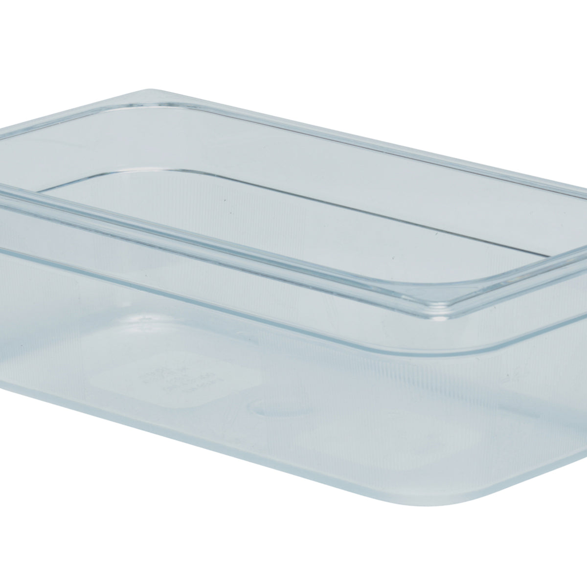 Food Pan, Clear Plastic, 1/3 Size, 4" Deep, Rubbermaid – Franesse