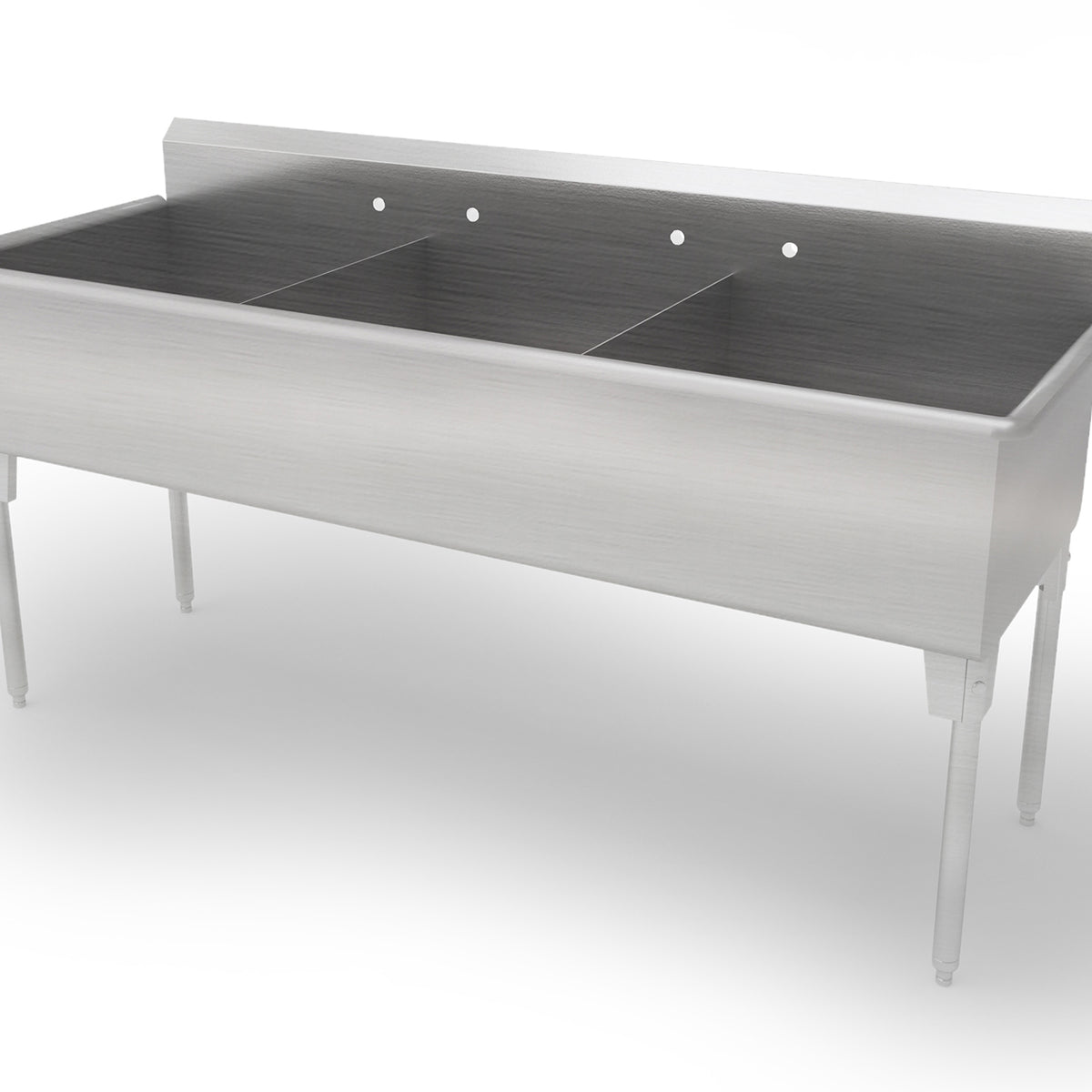 Triple Compartment Stainless Steel Sink – Franesse